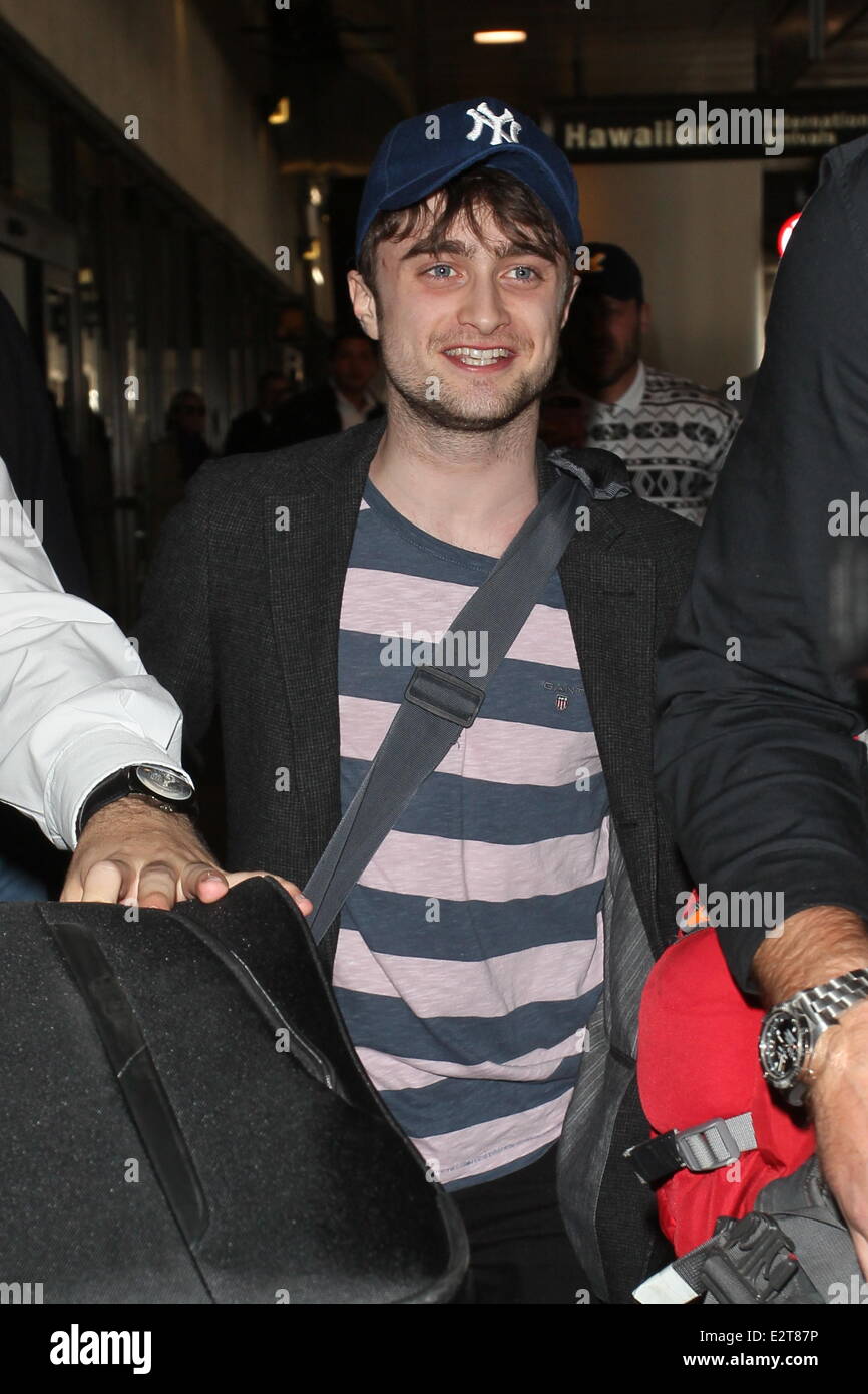 'Harry Potter' star, Daniel Radcliffe arrives at LAX airport Featuring ...