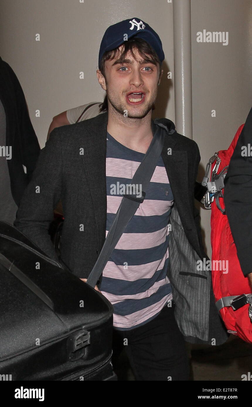 'Harry Potter' star, Daniel Radcliffe arrives at LAX airport Featuring ...
