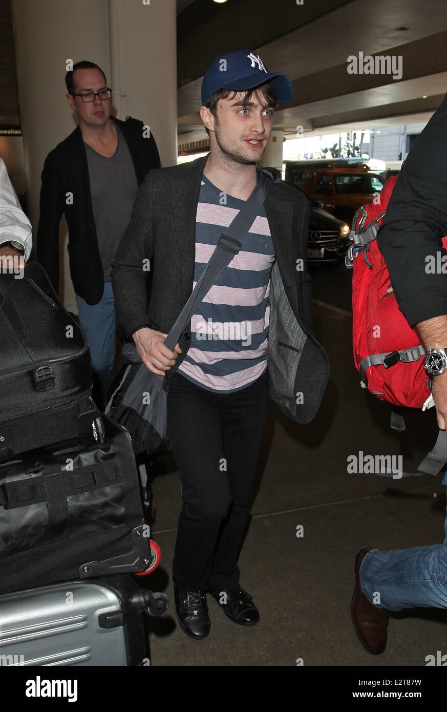 'Harry Potter' star, Daniel Radcliffe arrives at LAX airport Featuring ...