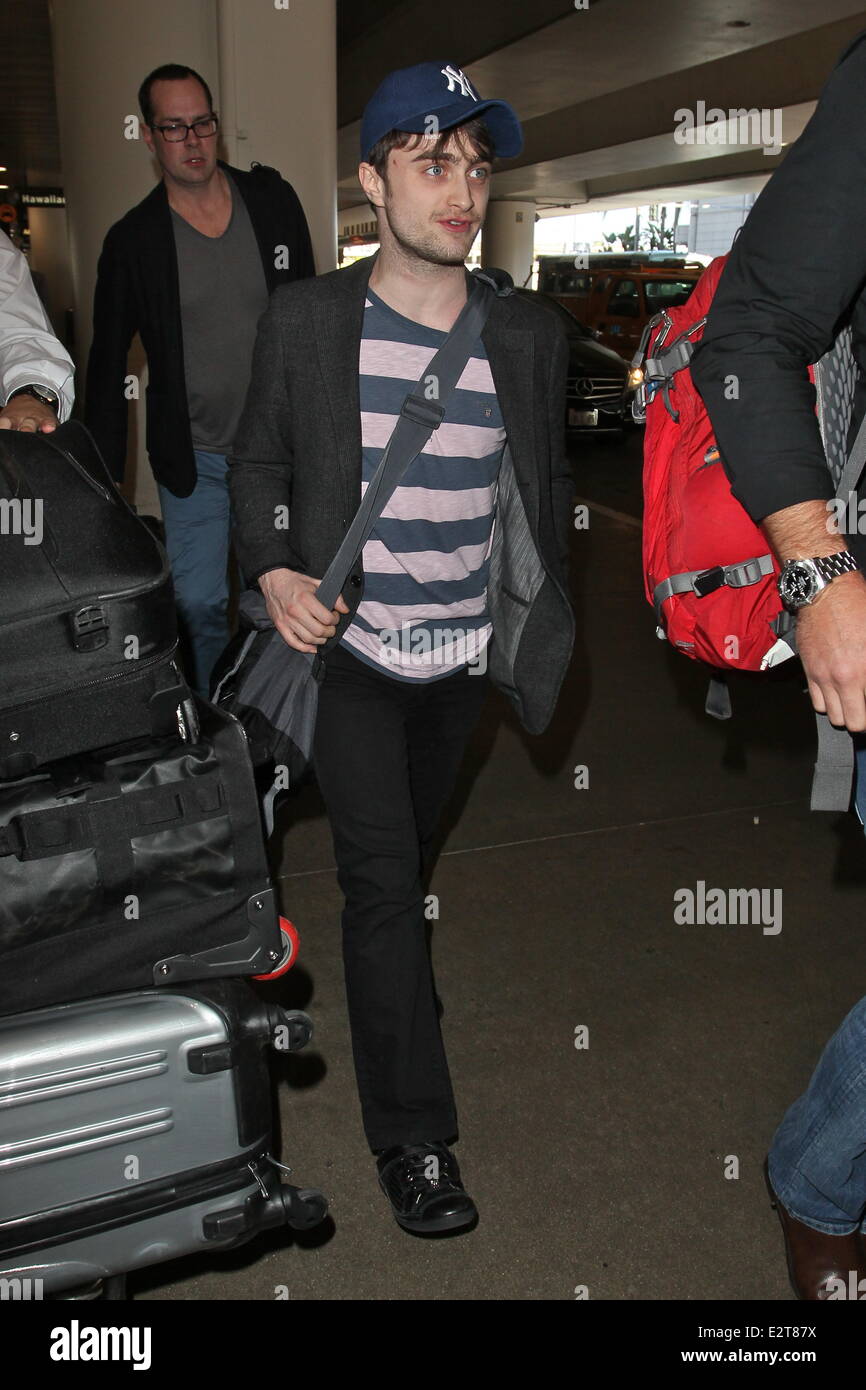 'Harry Potter' star, Daniel Radcliffe arrives at LAX airport Featuring ...