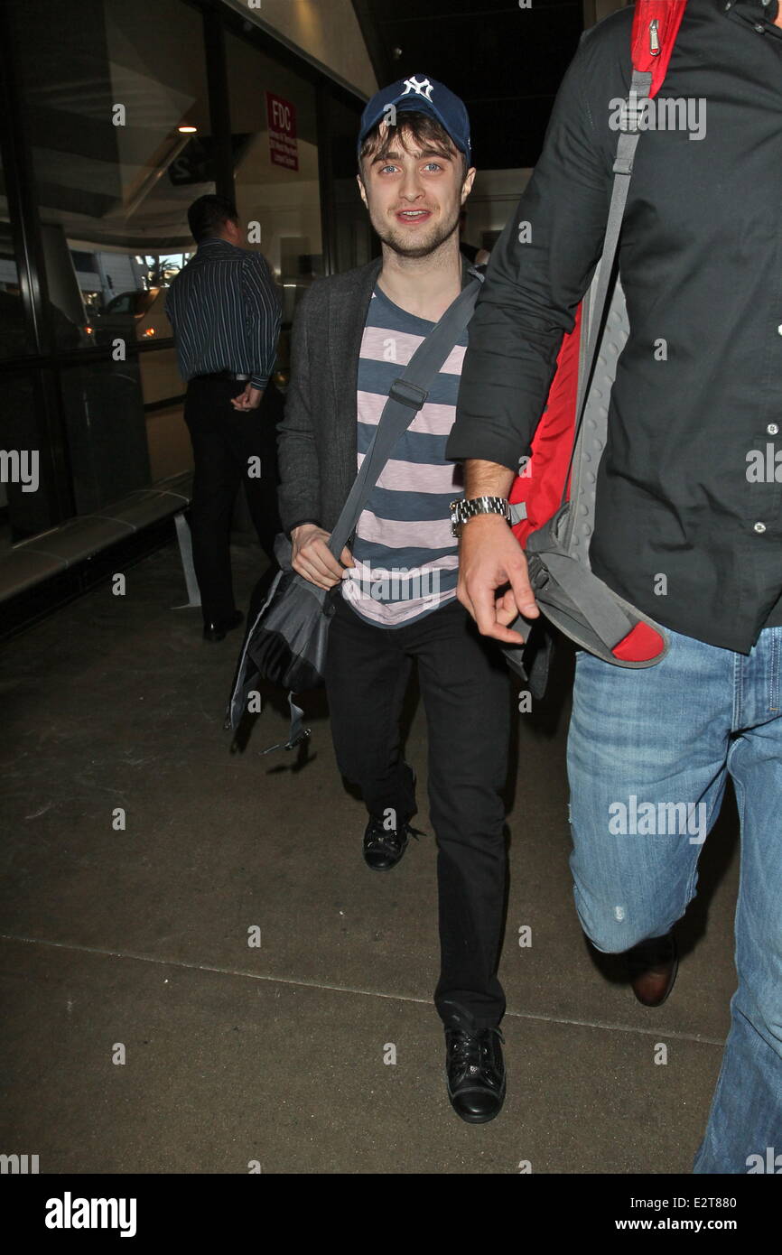 'Harry Potter' star, Daniel Radcliffe arrives at LAX airport Featuring ...