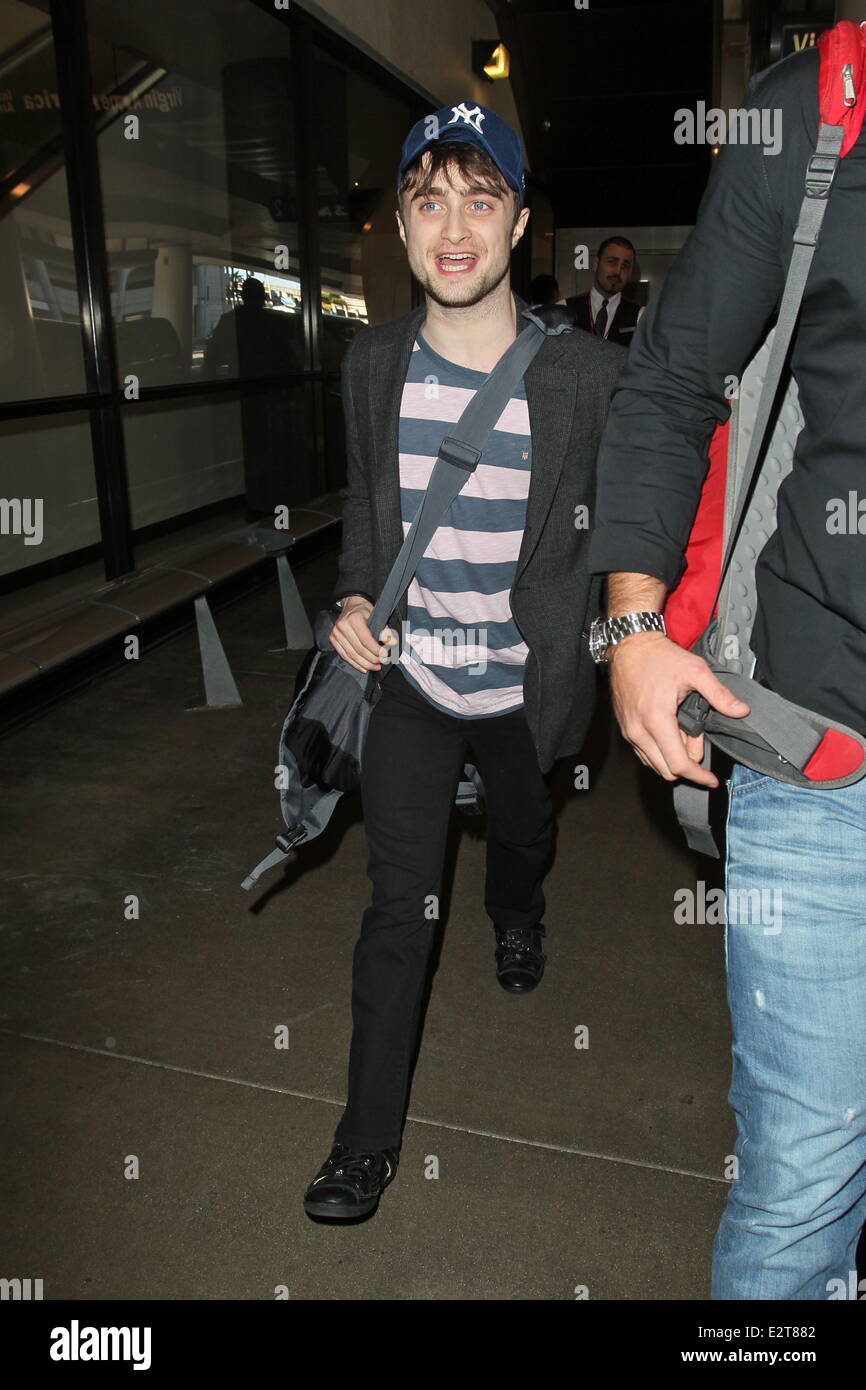 'Harry Potter' star, Daniel Radcliffe arrives at LAX airport Featuring ...