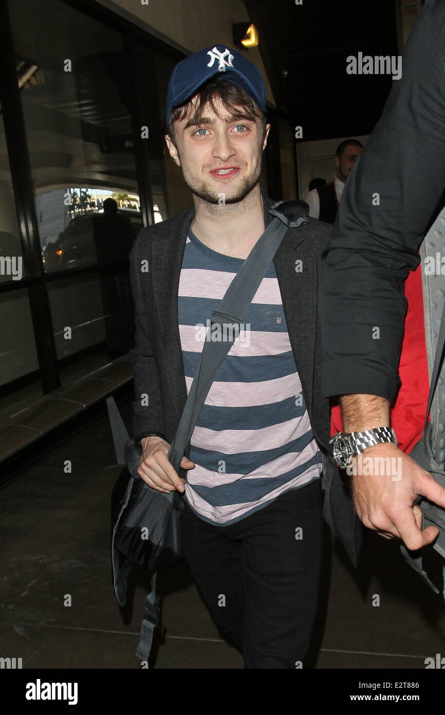 'Harry Potter' star, Daniel Radcliffe arrives at LAX airport Featuring ...