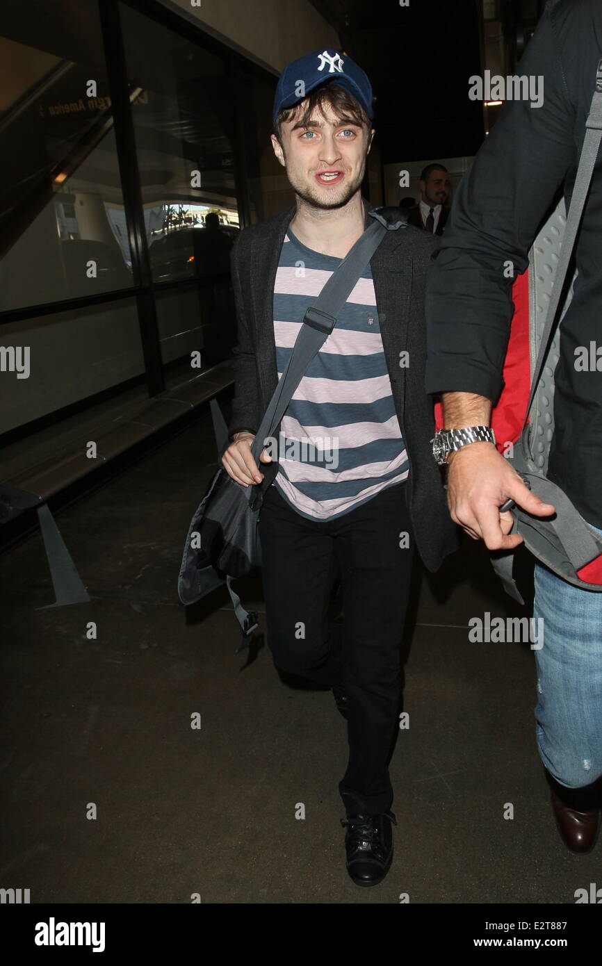 'Harry Potter' star, Daniel Radcliffe arrives at LAX airport Featuring ...
