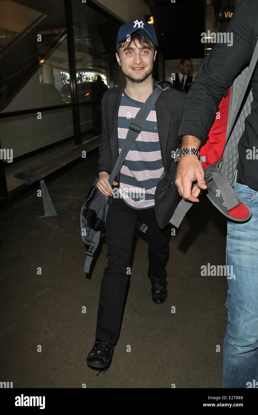 'Harry Potter' star, Daniel Radcliffe arrives at LAX airport Featuring ...