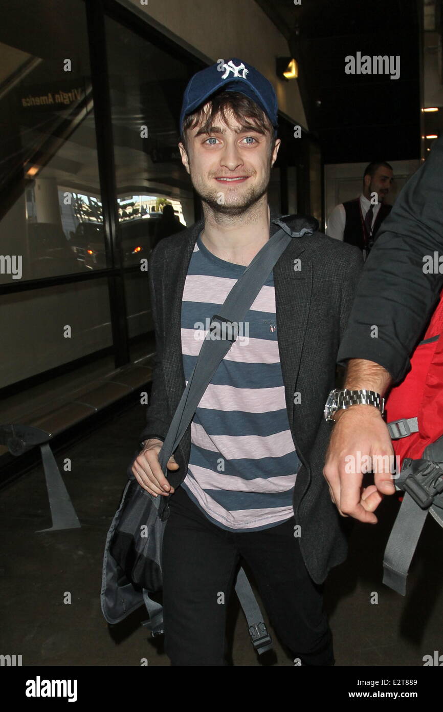 'Harry Potter' star, Daniel Radcliffe arrives at LAX airport Featuring ...