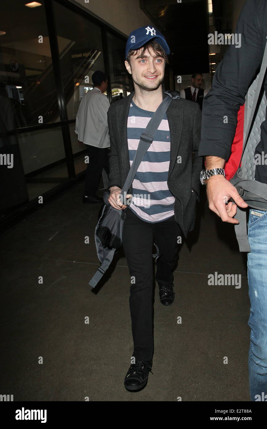 'Harry Potter' star, Daniel Radcliffe arrives at LAX airport Featuring ...
