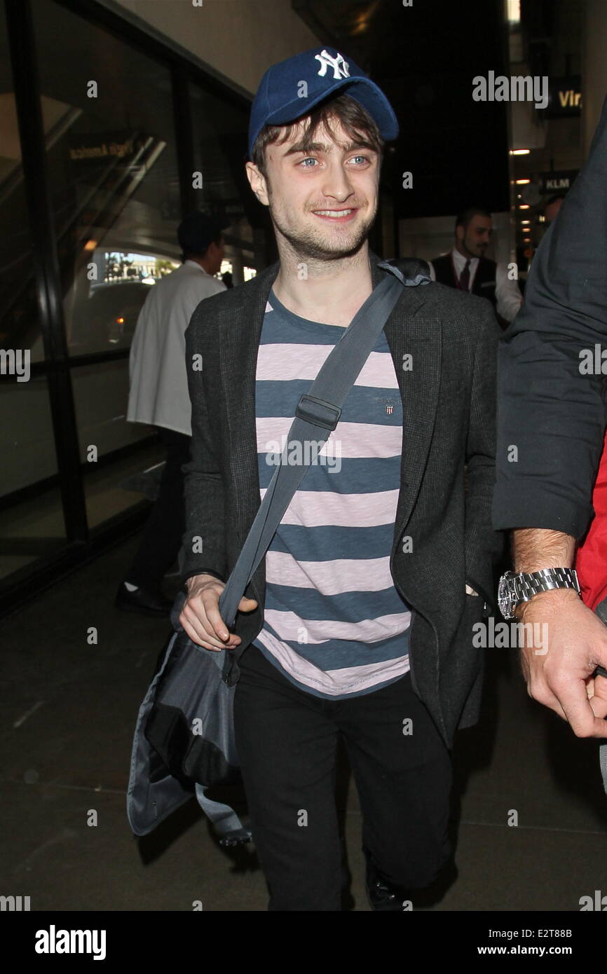 'Harry Potter' star, Daniel Radcliffe arrives at LAX airport Featuring ...