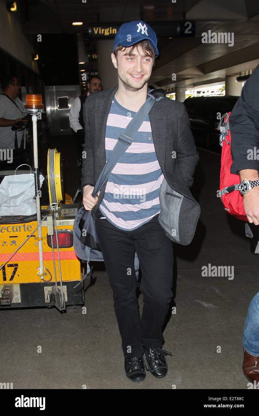 'Harry Potter' star, Daniel Radcliffe arrives at LAX airport Featuring ...