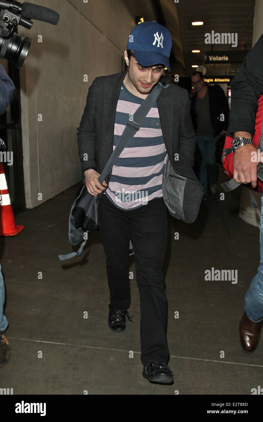 'Harry Potter' star, Daniel Radcliffe arrives at LAX airport Featuring ...
