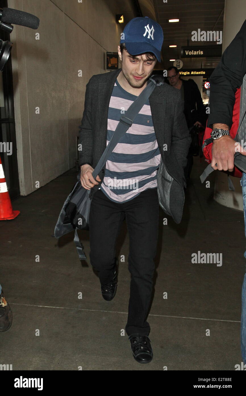 'Harry Potter' star, Daniel Radcliffe arrives at LAX airport Featuring ...