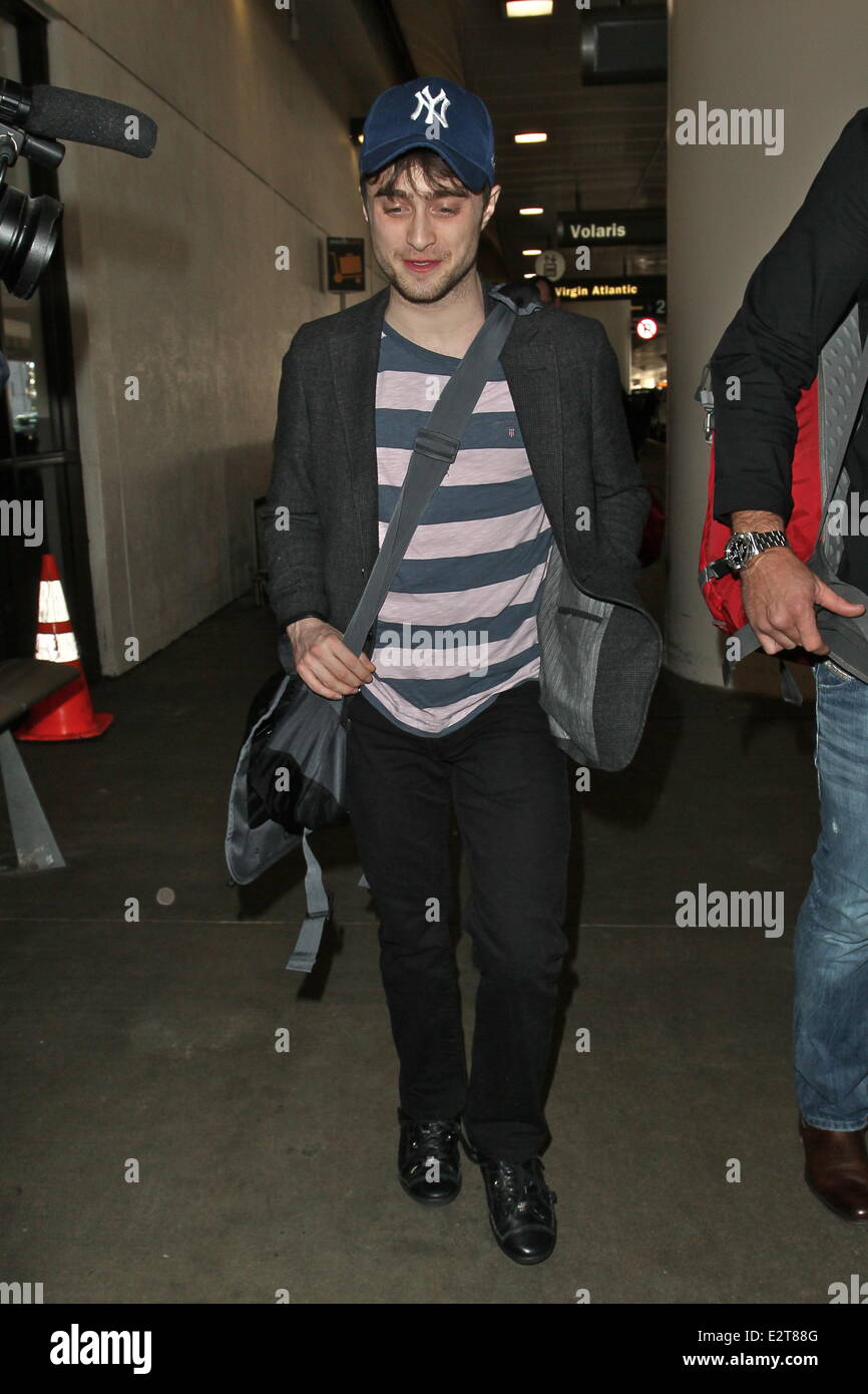 'Harry Potter' star, Daniel Radcliffe arrives at LAX airport Featuring ...