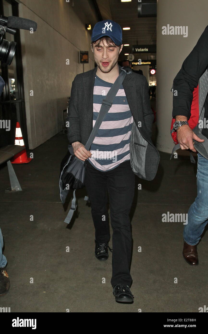 'Harry Potter' star, Daniel Radcliffe arrives at LAX airport Featuring ...