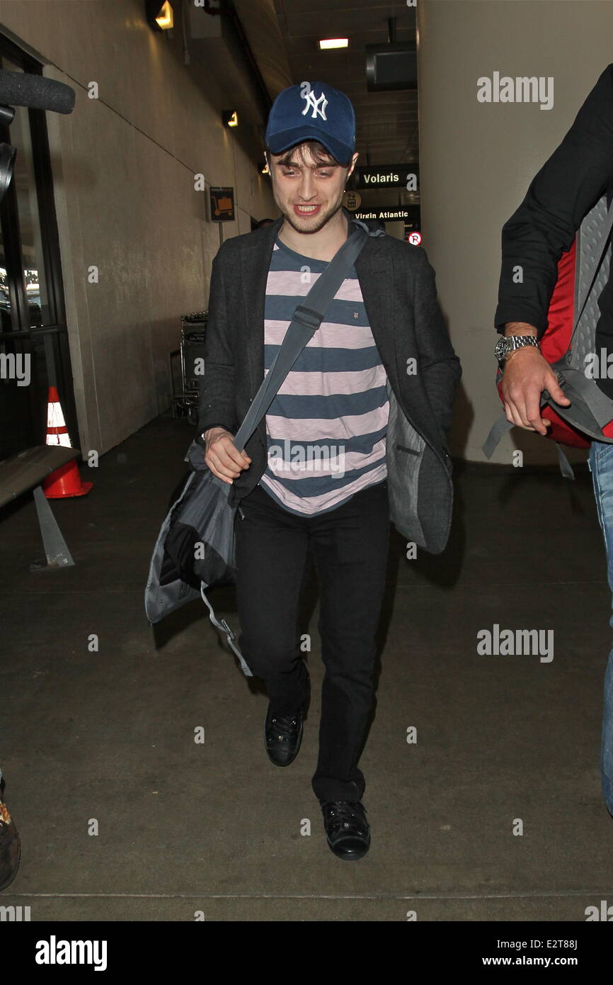 'Harry Potter' star, Daniel Radcliffe arrives at LAX airport Featuring ...