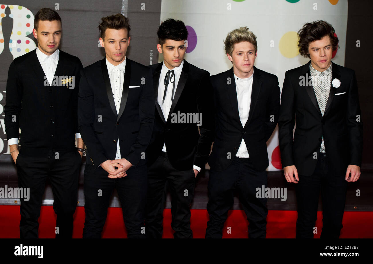 The 2013 Brit Awards (Brits) held at the O2 arena Featuring: Liam Payne ...