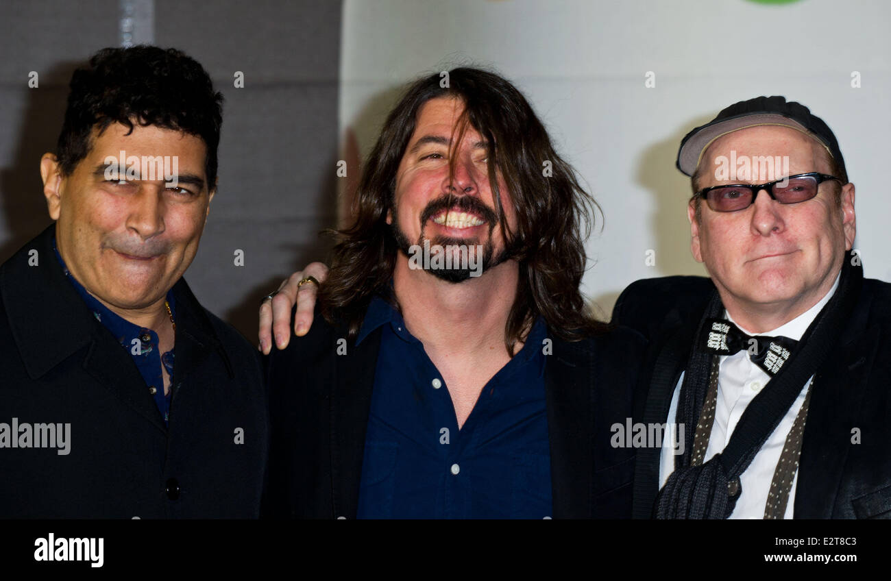 The 2013 Brit Awards (Brits) held at the O2 arena Featuring: Pat Smear ...