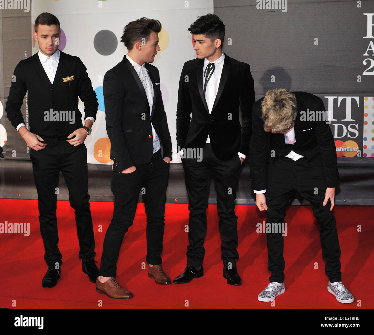 The 2013 Brit Awards (Brits) held at the O2 Arena Featuring: Liam Payne ...