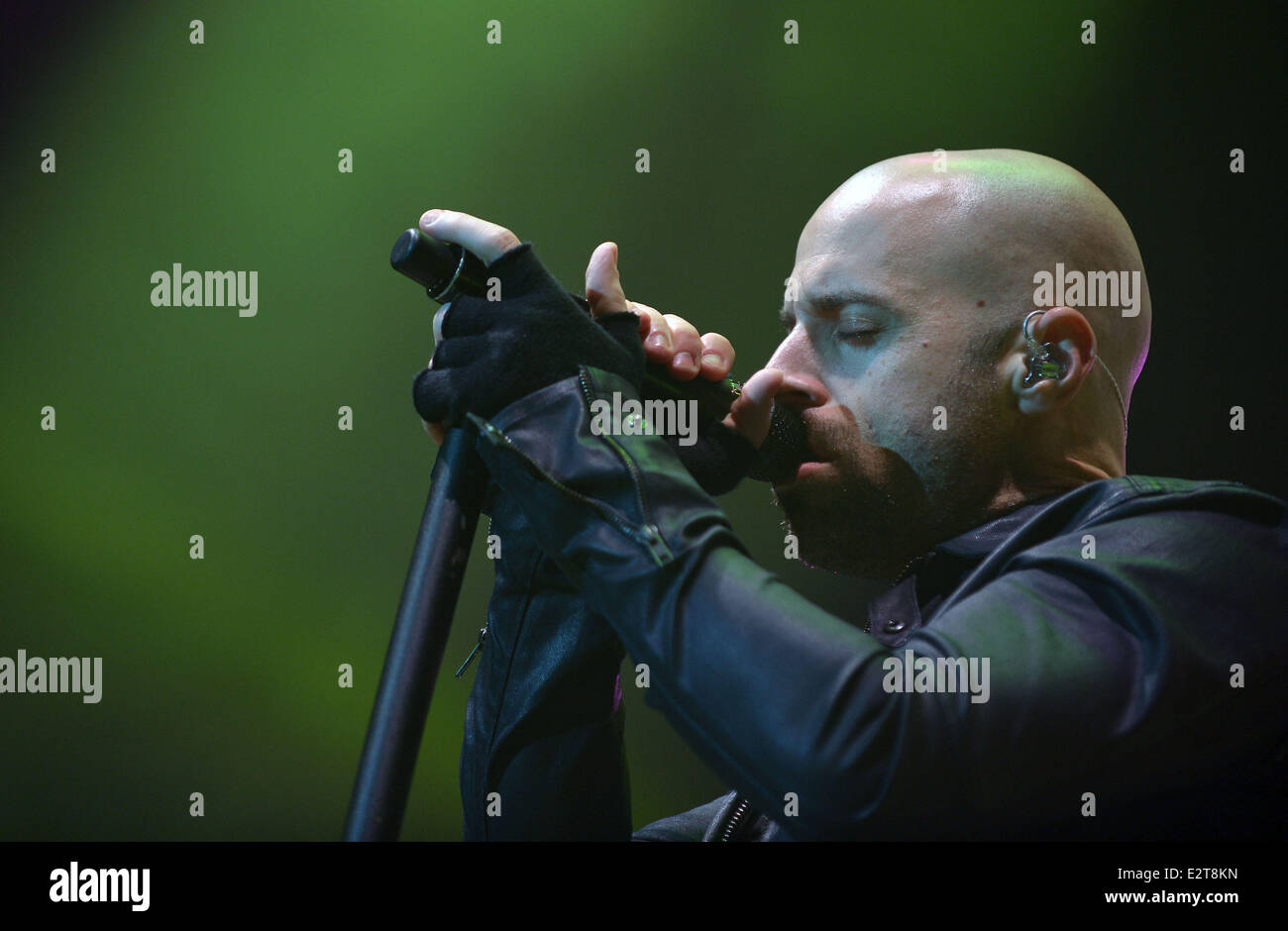 Daughtry perform live on stage at the BB&T Center Featuring: Chris ...
