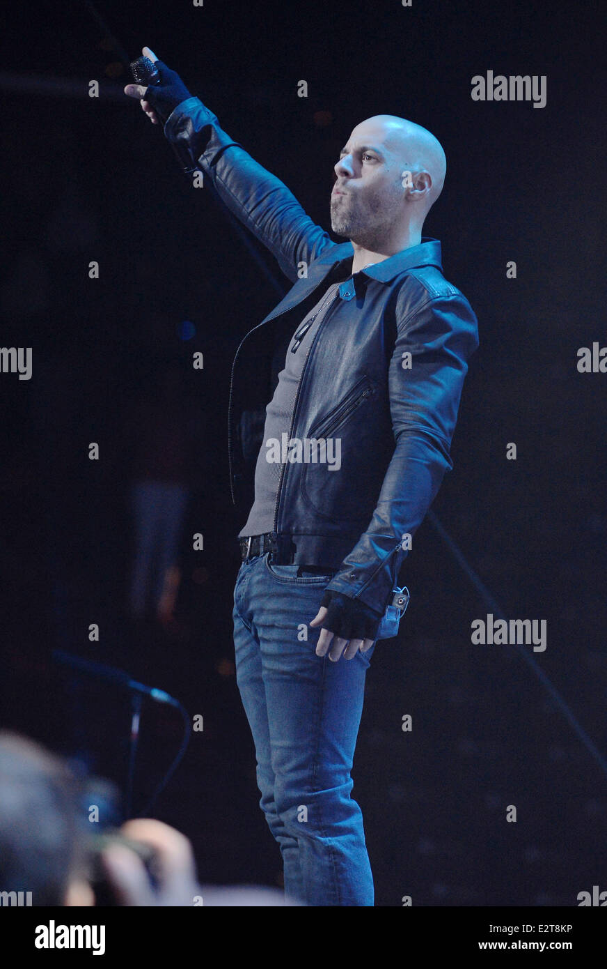 Daughtry perform live on stage at the BB&T Center Featuring: Chris ...