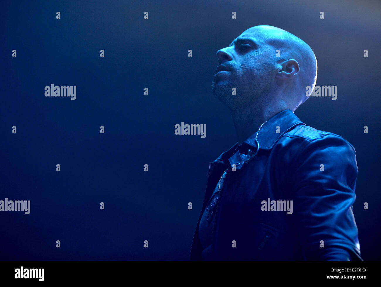 Daughtry perform live on stage at the BB&T Center Featuring: Chris ...