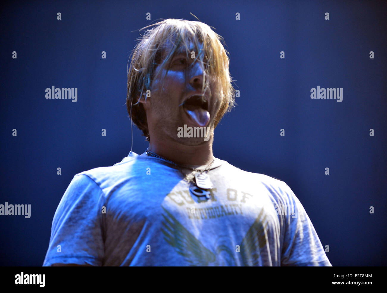 Aranda perform live on stage at the BB&T Center Featuring: Gabe Aranda ...