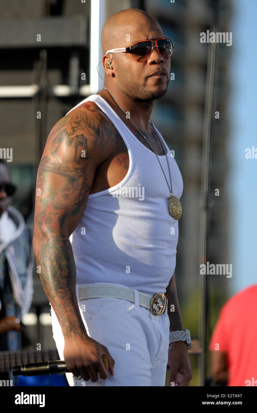 Flo Rida performs live on NBC's 'Today' on location at Loews Hotel in ...