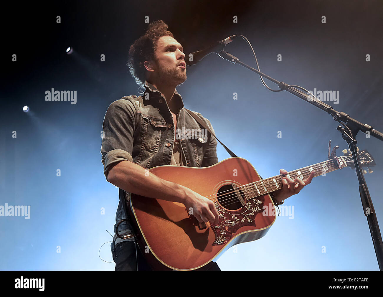 Pop rock band Lawson performing at the Manchester Academy on the first ...