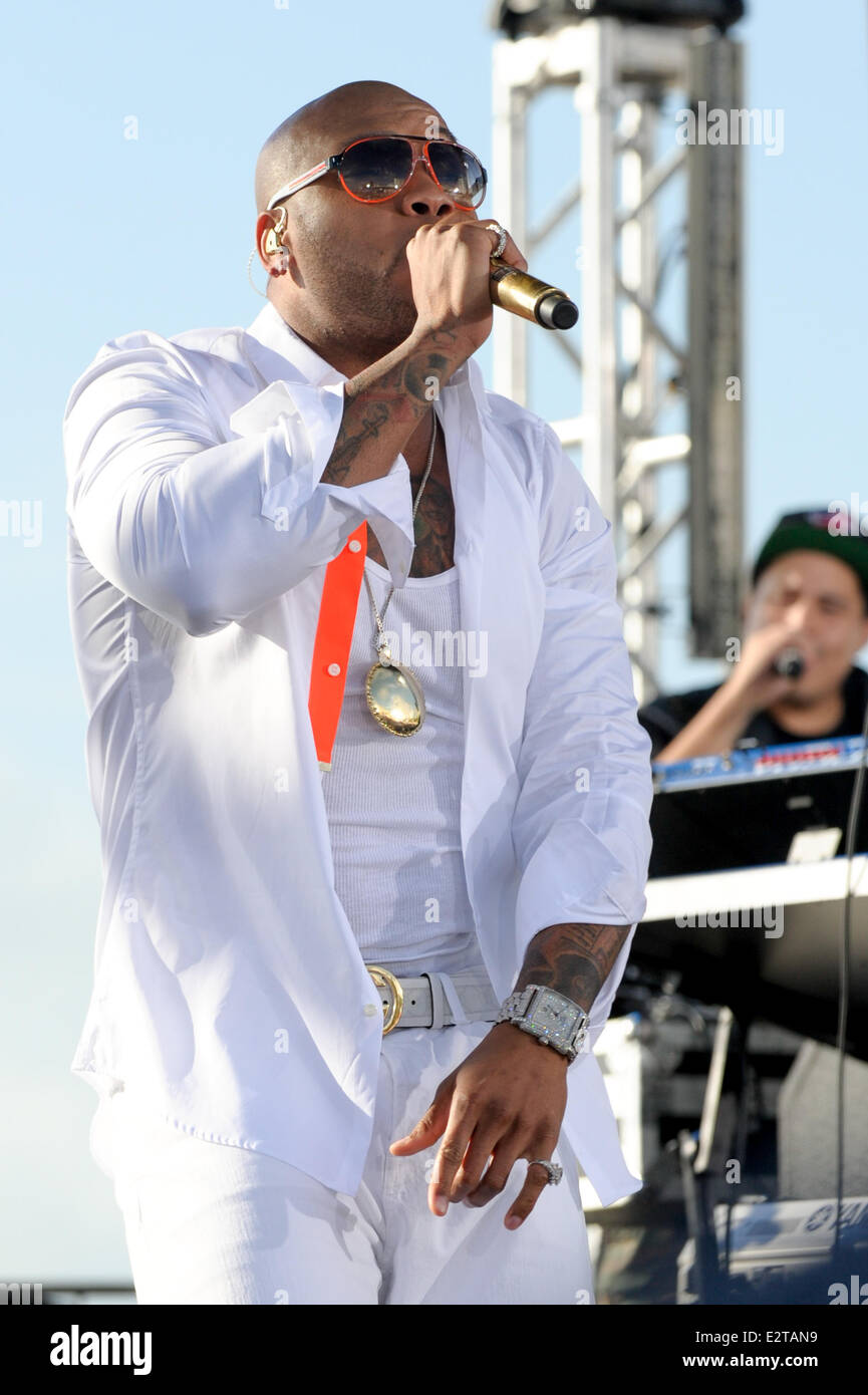 Flo Rida performs live on NBC's 'Today' on location at Loews Hotel in ...