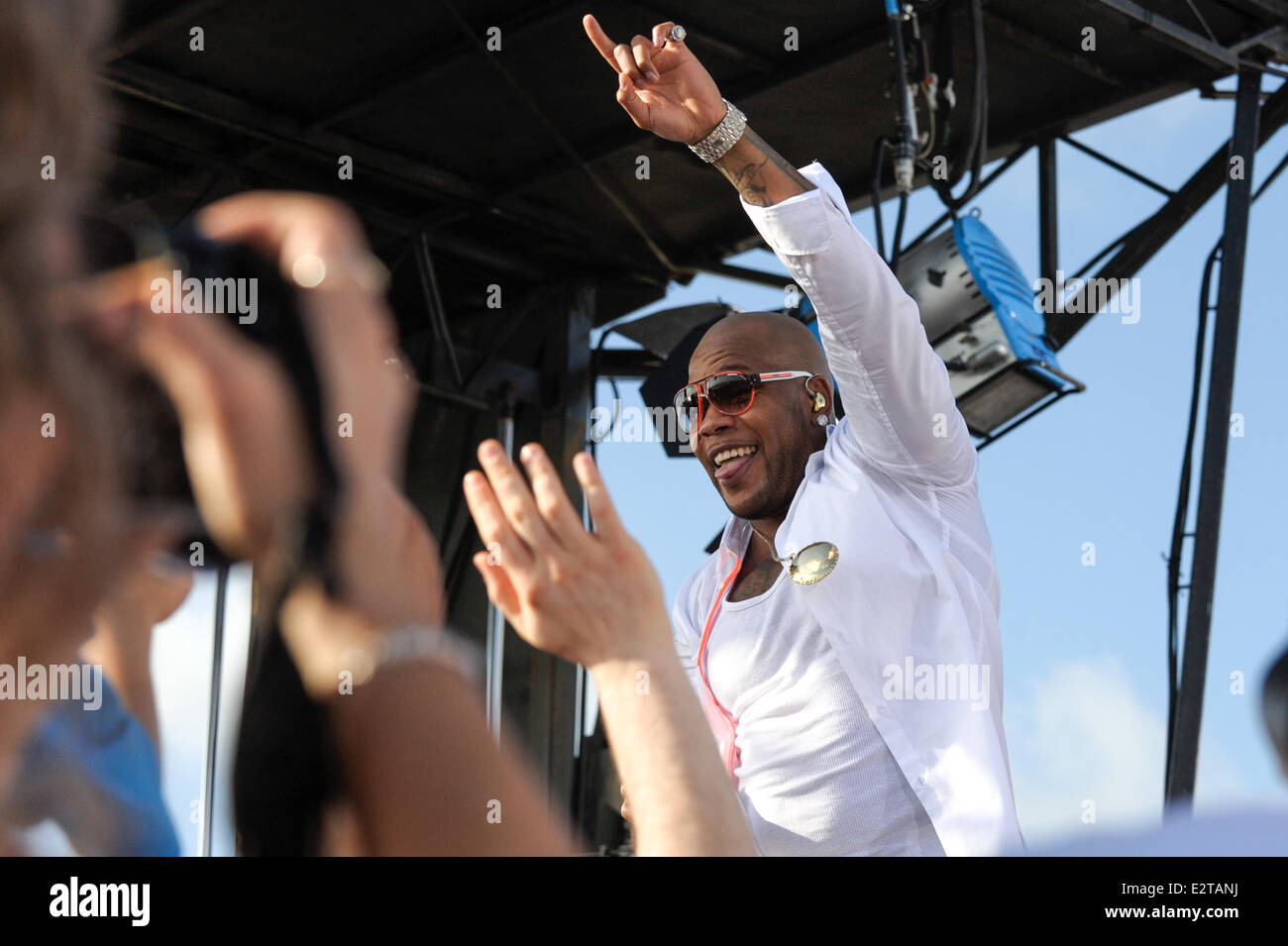 Flo Rida performs live on NBC's 'Today' on location at Loews Hotel in ...