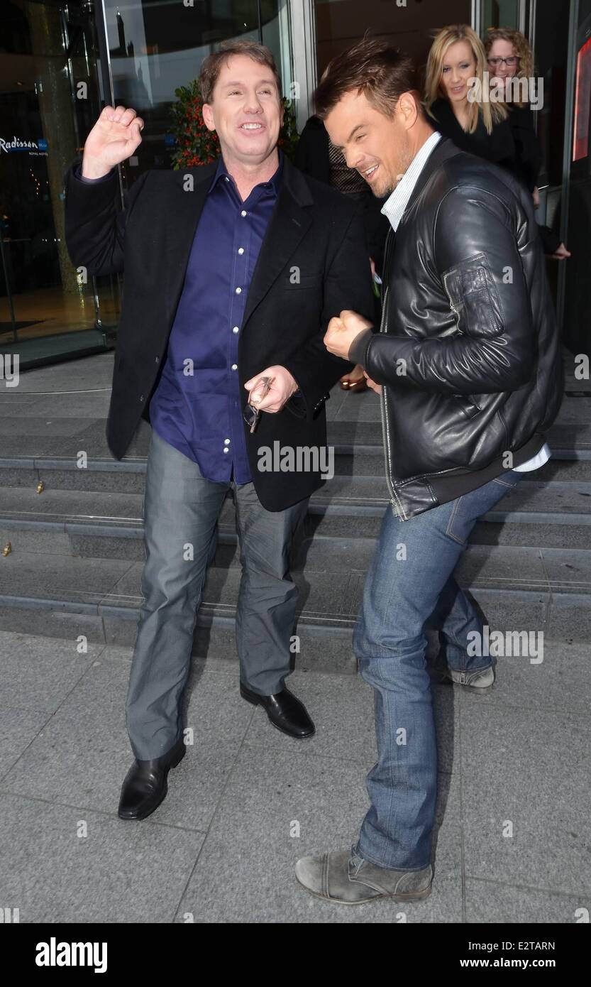Cast of 'Safe Haven' at their hotel for the Jameson Dublin ...