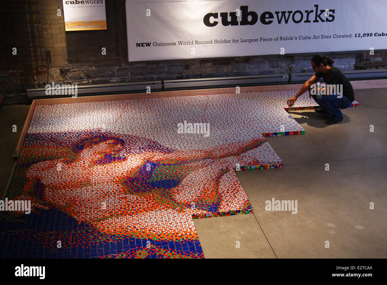 CubeWorks has set a new Guinness World Record for 'Largest Rubik's Cube ...