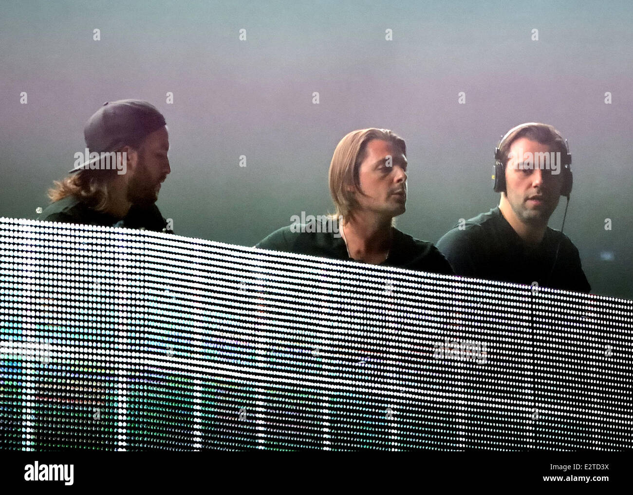 Swedish House Mafia perform live at the Roger Centre as part of their ...