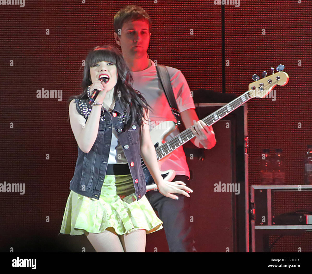 Carly Rae Jepsen performing at Manchester Arena Featuring: Carly Rae ...