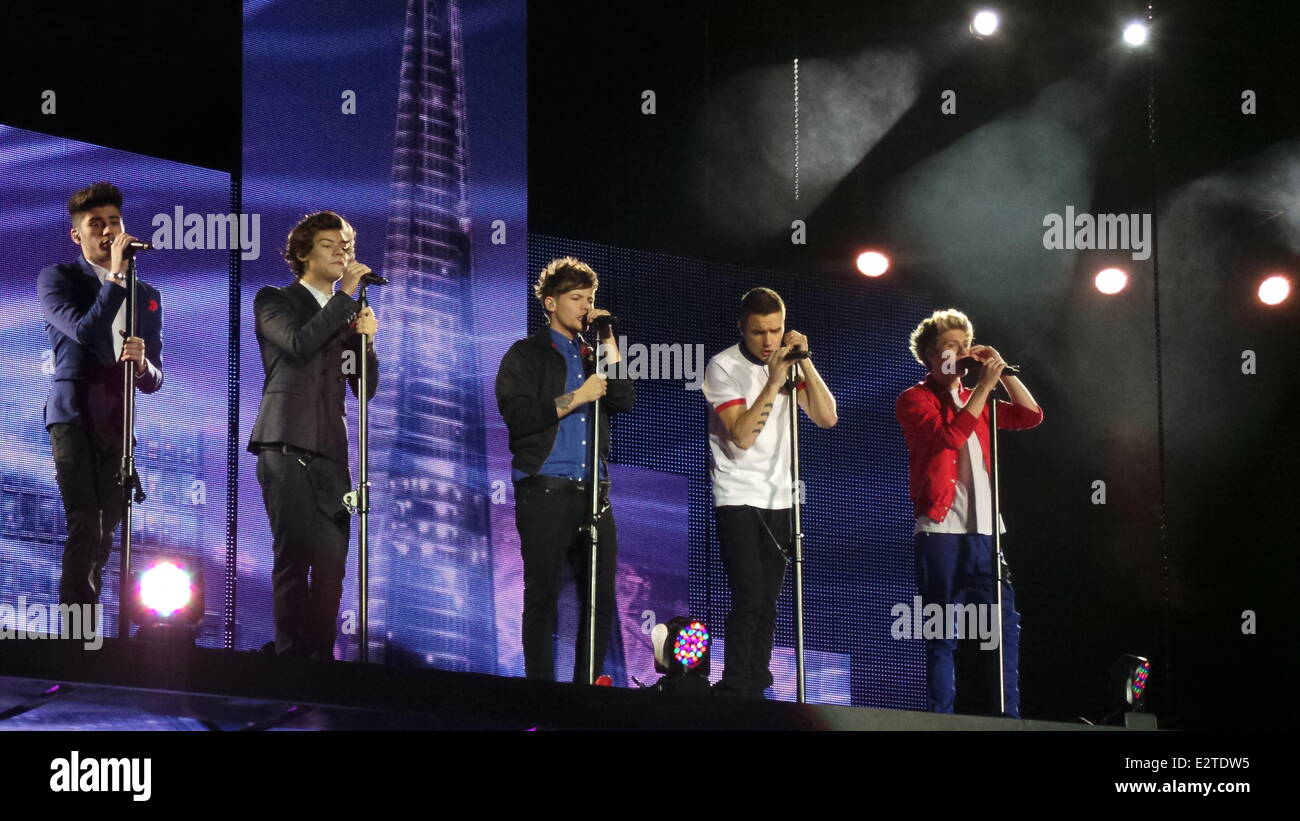 One Direction kick off their Take Me Home World Tour at London's O2 ...