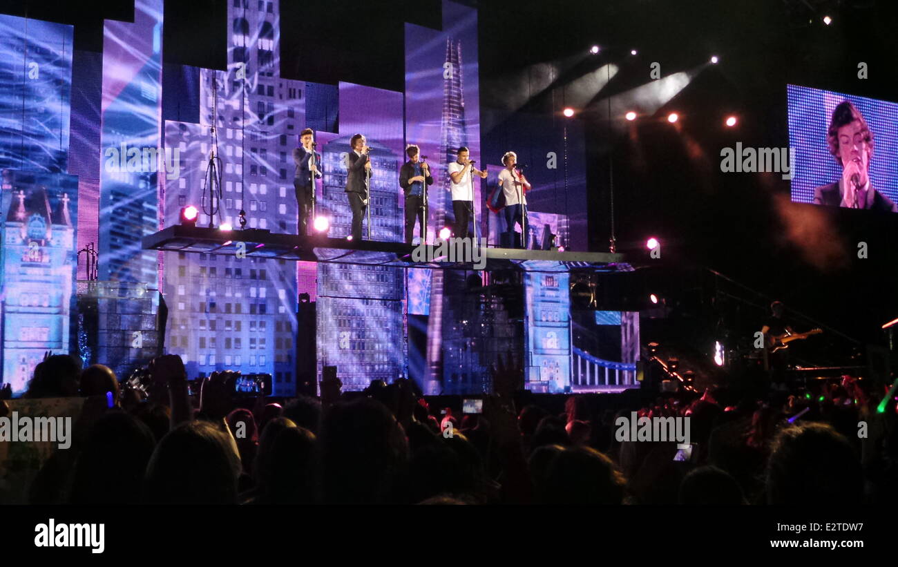 One Direction kick off their Take Me Home World Tour at London's O2 ...