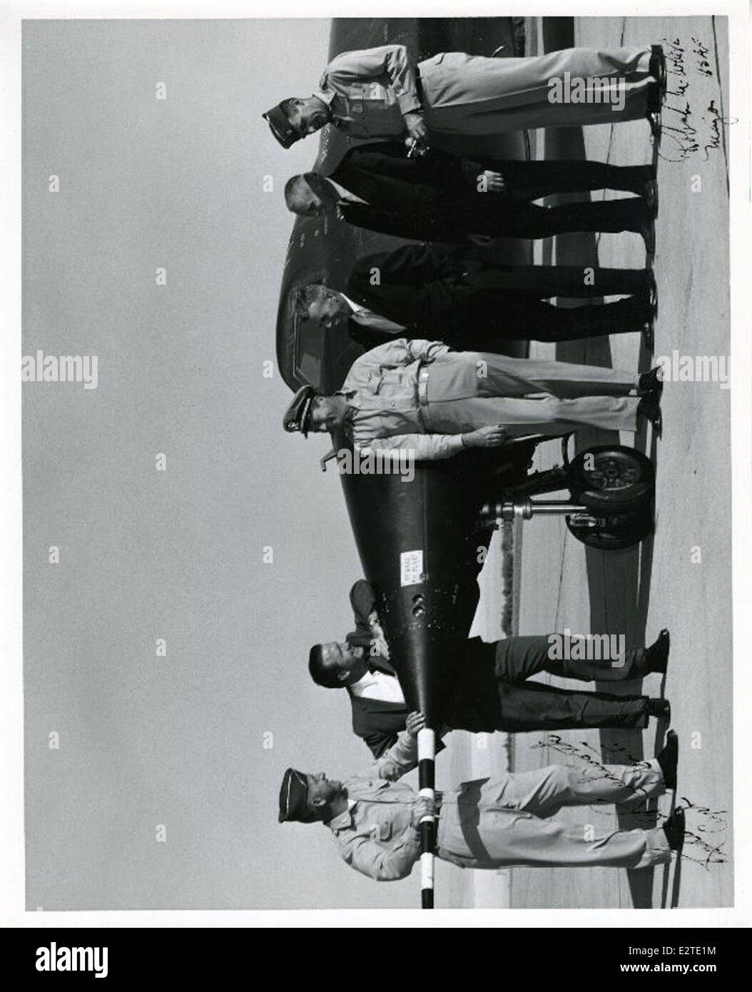 This image features the autograph of an aviation figure from the early ...