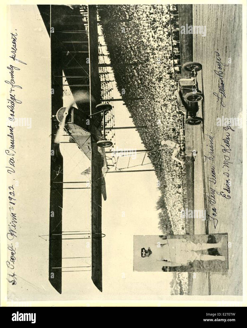 This image shows aviator Lillian Boyer, an early female pilot who made ...