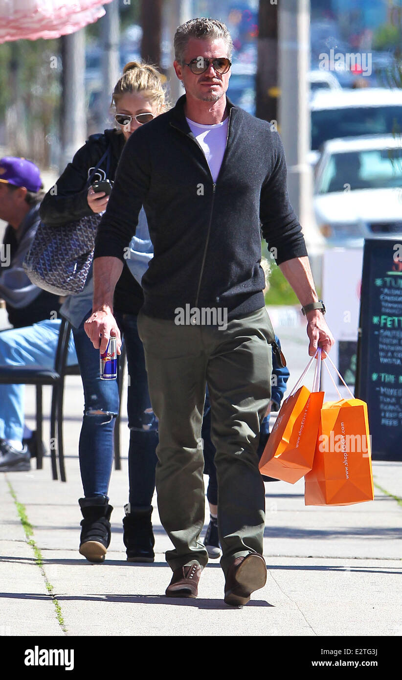 Eric Dane And Wife Rebecca Gayheart Leave A Los Angeles T Store With