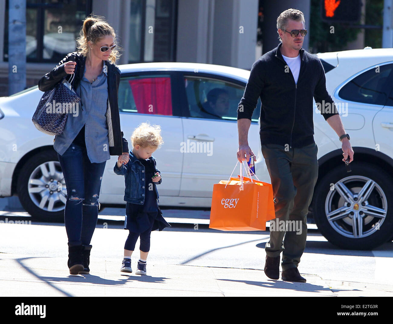 Eric Dane And Wife Rebecca Gayheart Leave A Los Angeles T Store With