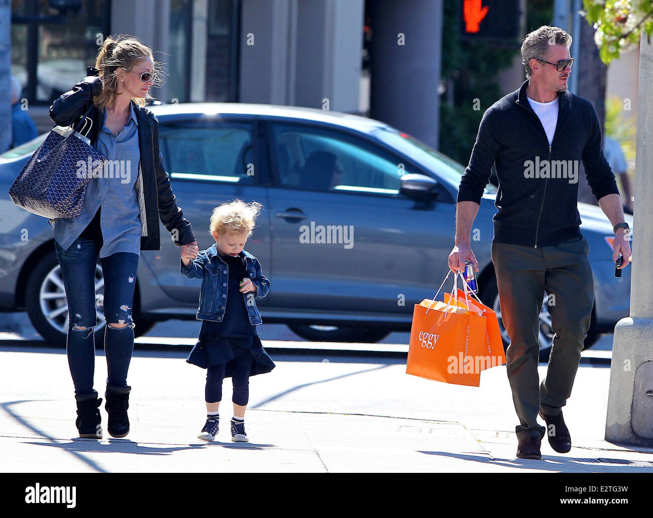 Eric Dane And Wife Rebecca Gayheart Leave A Los Angeles T Store With