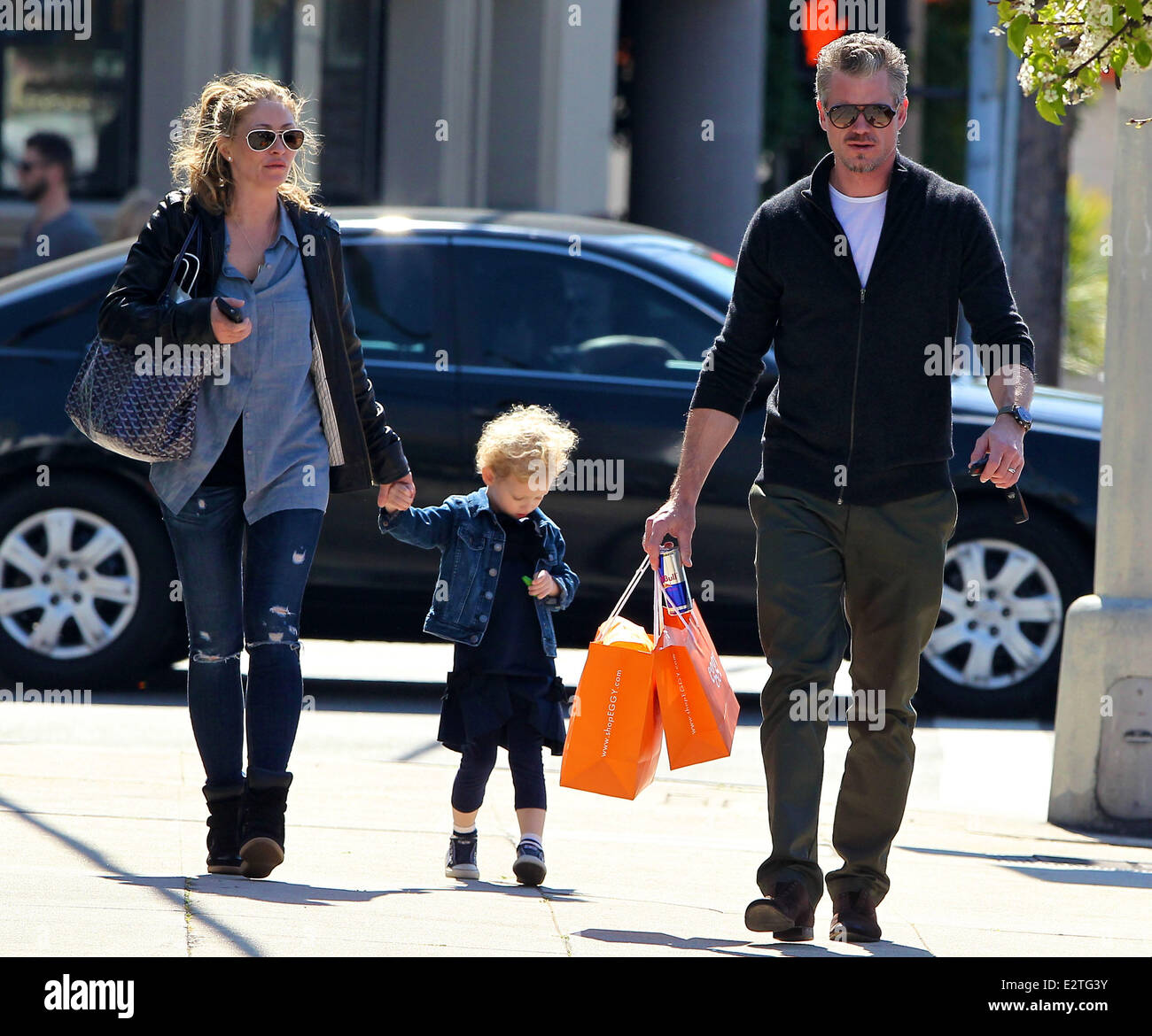 Eric Dane And Wife Rebecca Gayheart Leave A Los Angeles T Store With