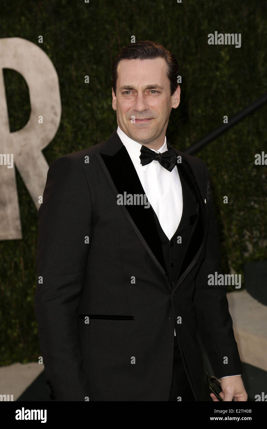 2013 Vanity Fair Oscar Party at Sunset Tower - Arrivals Featuring: Jon ...