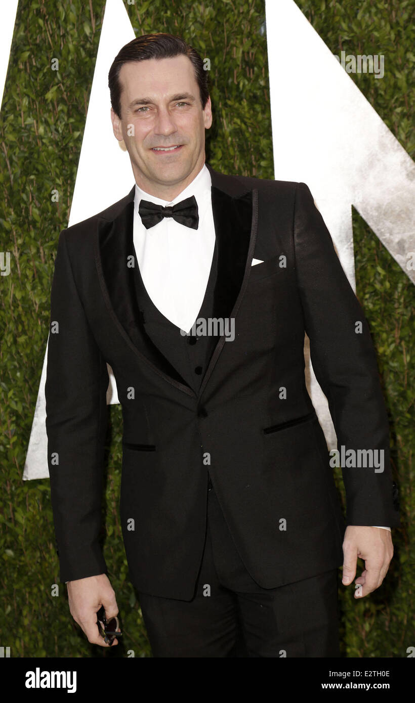 2013 Vanity Fair Oscar Party at Sunset Tower - Arrivals Featuring: Jon ...