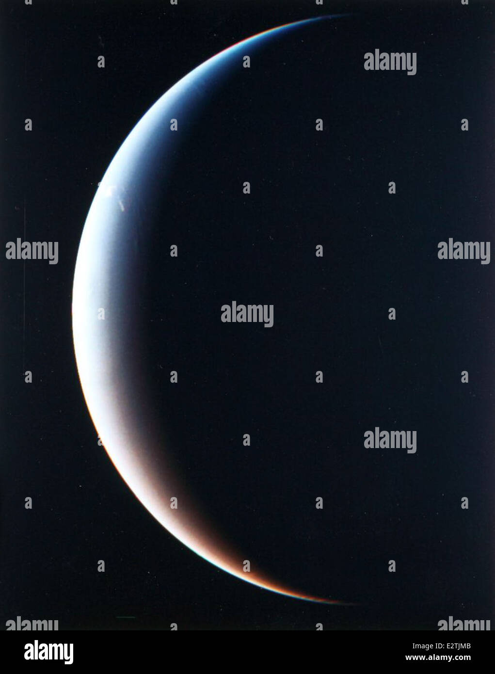 Voyager 2, the second spacecraft in NASA's Voyager program, captured this image of Neptune from ...