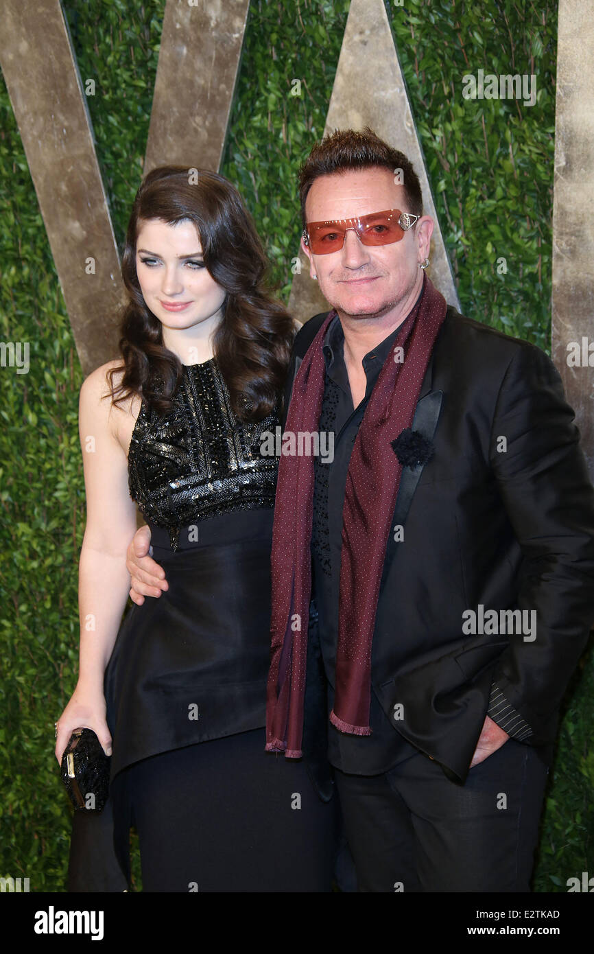 2013 Vanity Fair Oscar Party at Sunset Tower - Arrivals Featuring: Bono ...