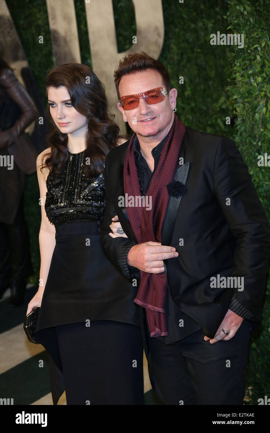 2013 Vanity Fair Oscar Party at Sunset Tower - Arrivals Featuring: Bono ...