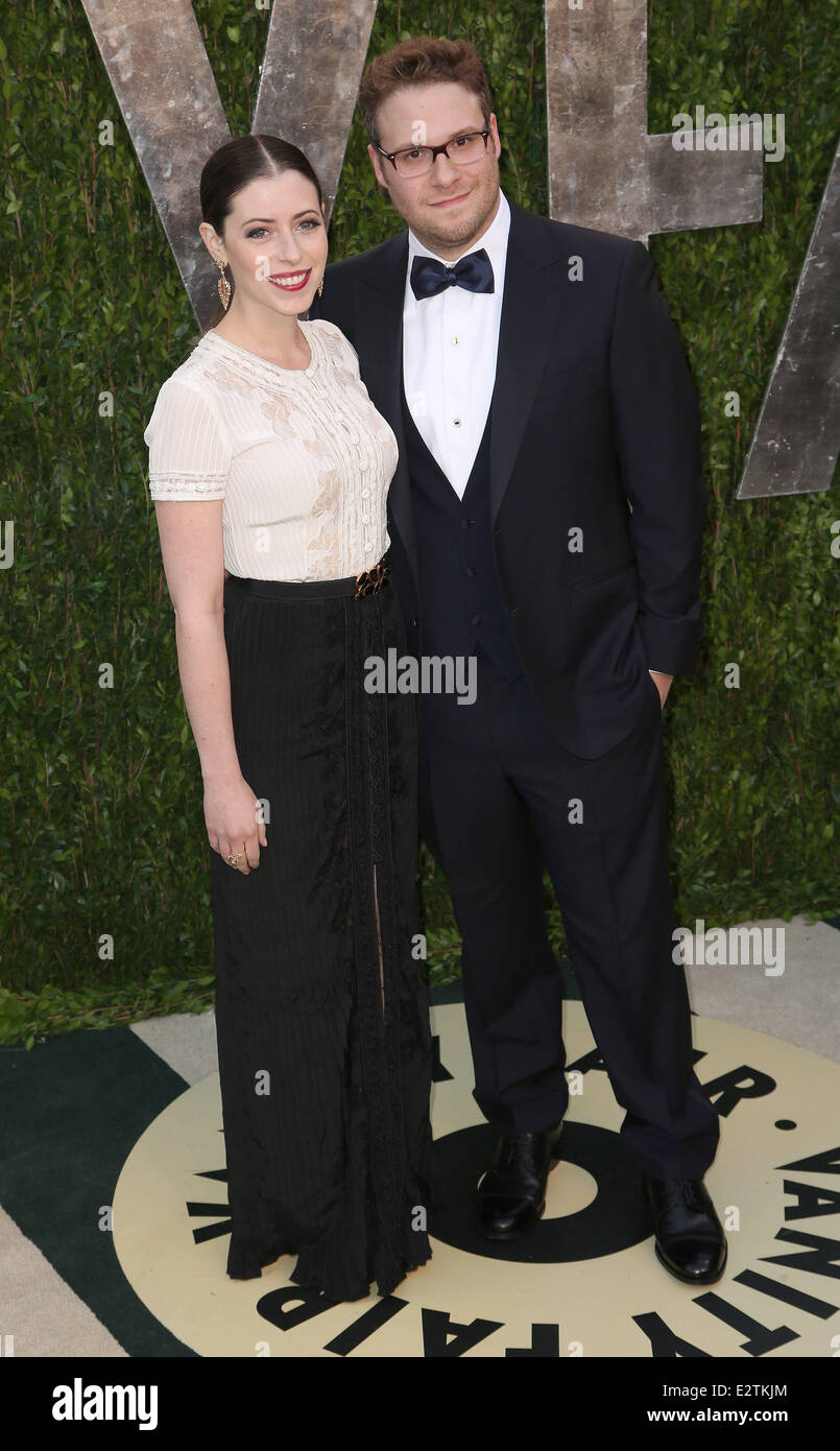 2013 Vanity Fair Oscar Party at Sunset Tower - Arrivals Featuring: Seth ...