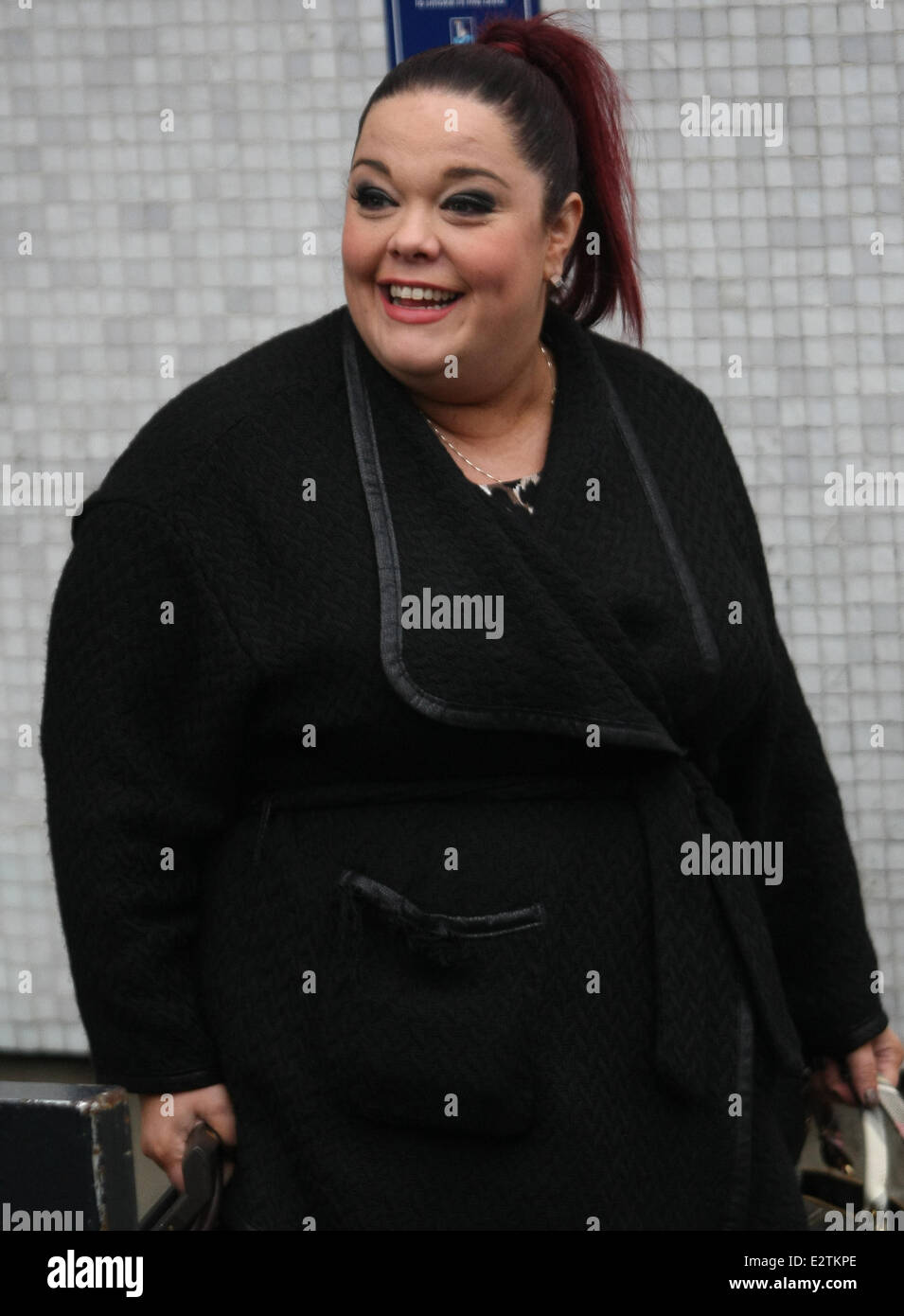 Celebrities at the ITV studios Featuring: Lisa Riley Where: London ...