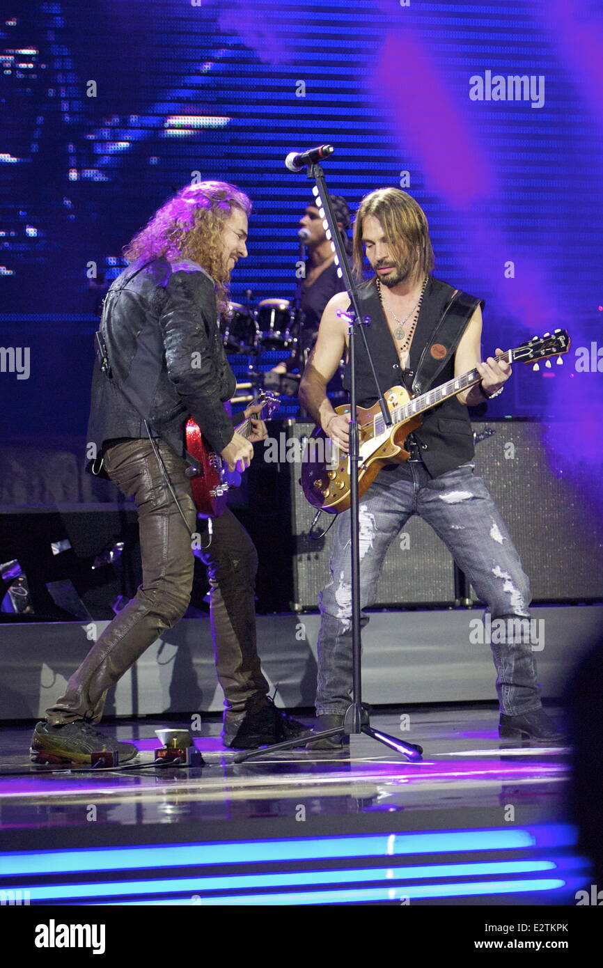 Mexican Rock band Mana performs at the 54th annual International Music ...