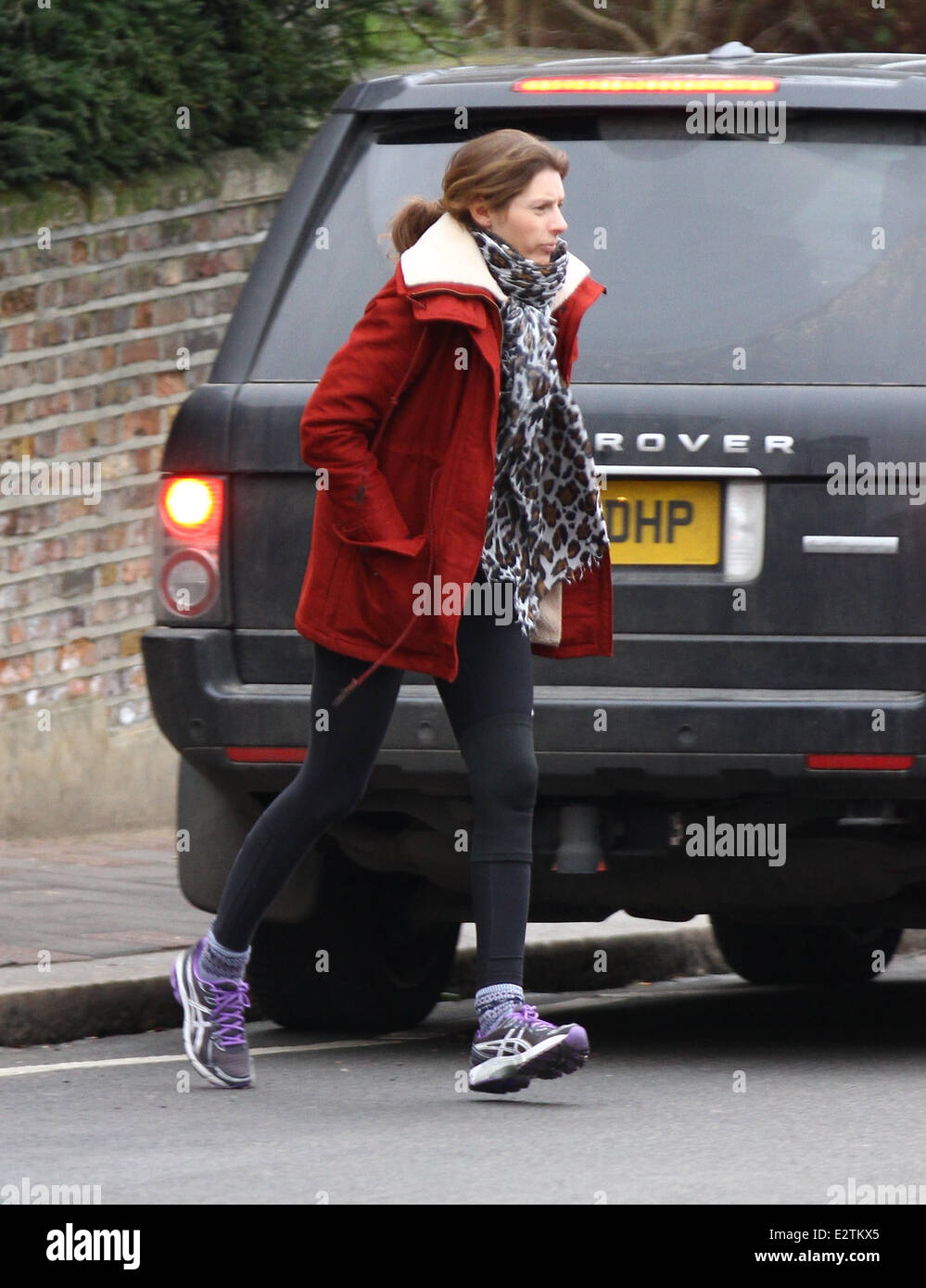 Jools Oliver seen out and about in North London Featuring: Jools Oliver ...